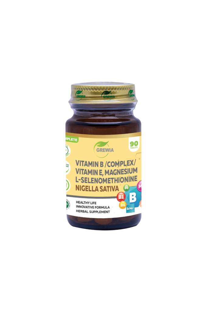B-Комплекс с витамин E, магнезий и нигела | Grewia.bg